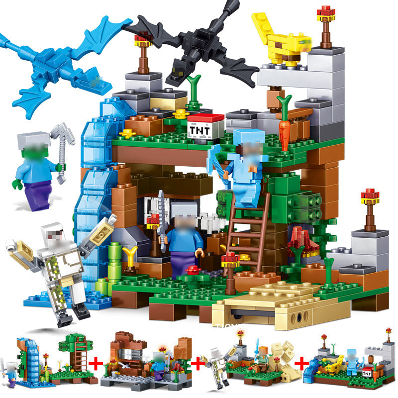 Minecraft Building Lego like Blocks (378 pcs & 4 in 1) | High Quality Deals