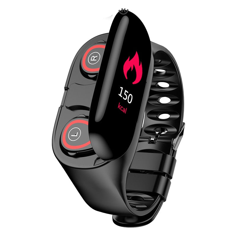 Smartwatch with wireless earphones | High Quality Deals